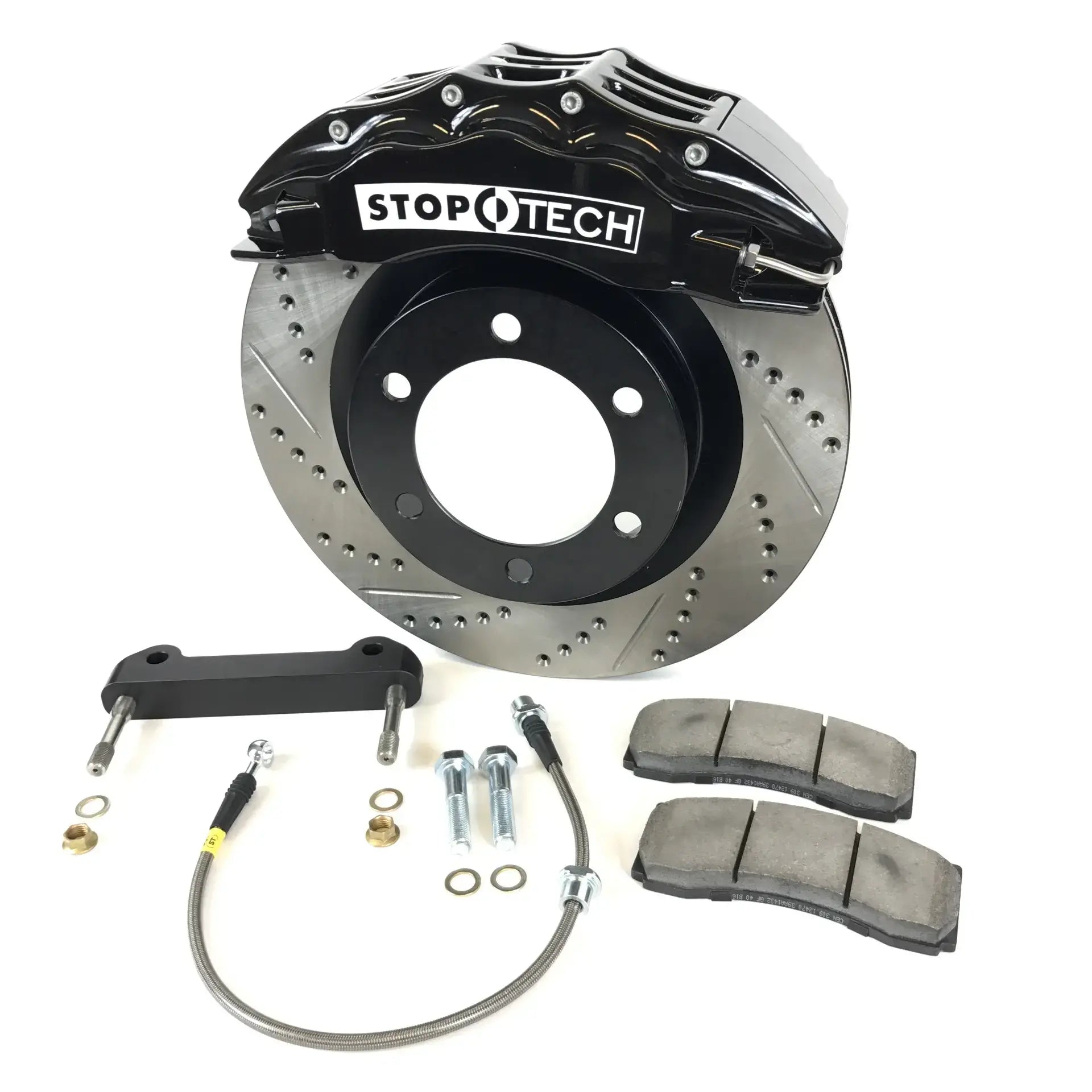 TR340.6TU Stoptech 6 Piston Front Big Brake Kit – Fits 17"+ Wheels ...
